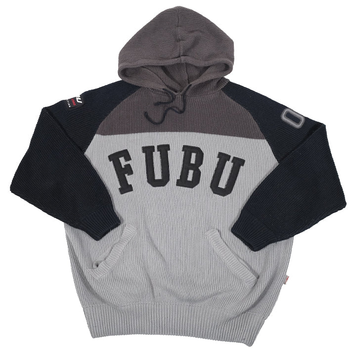Vintage Fubu Spell Out Hooded Sweatshirt - L – Steep Store