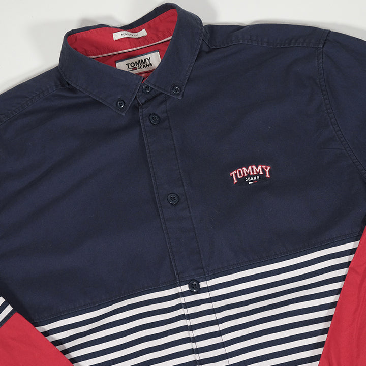 Vintage Tommy Hilfiger Long Sleeve Button Up - S – Steep Store
