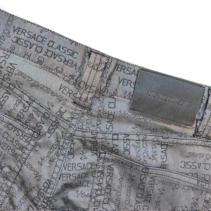 Vintage Versace All Over Print WOMENS Pants - 28 – Steep Store