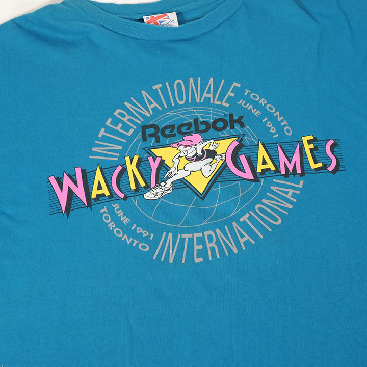 Vintage 1991 Reebok Wacky Games Toronto T-Shirt - XL – Steep Store